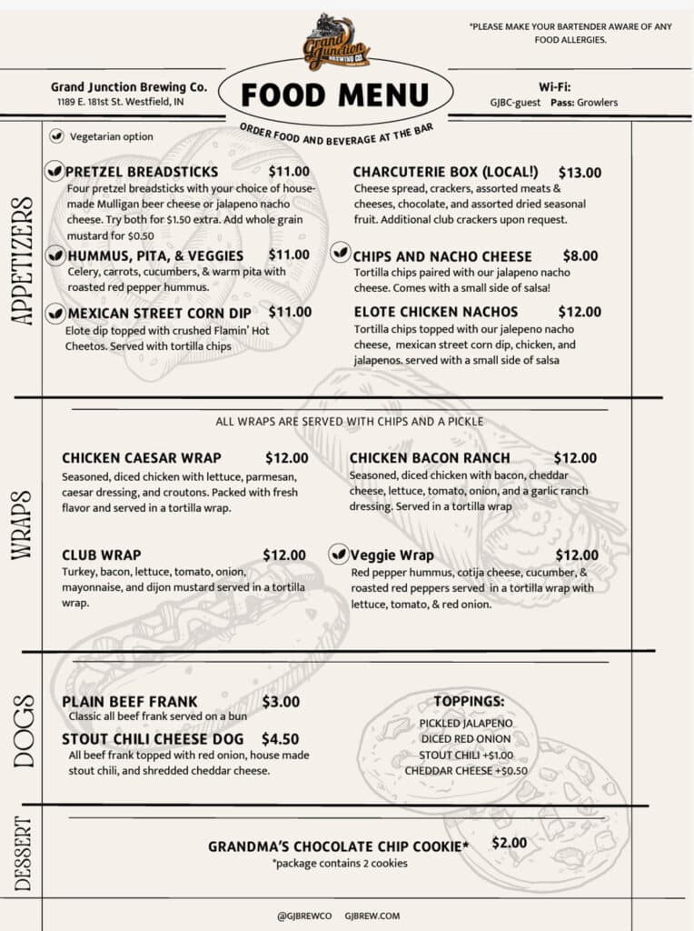 Food - Grand Junction Brewing Co.